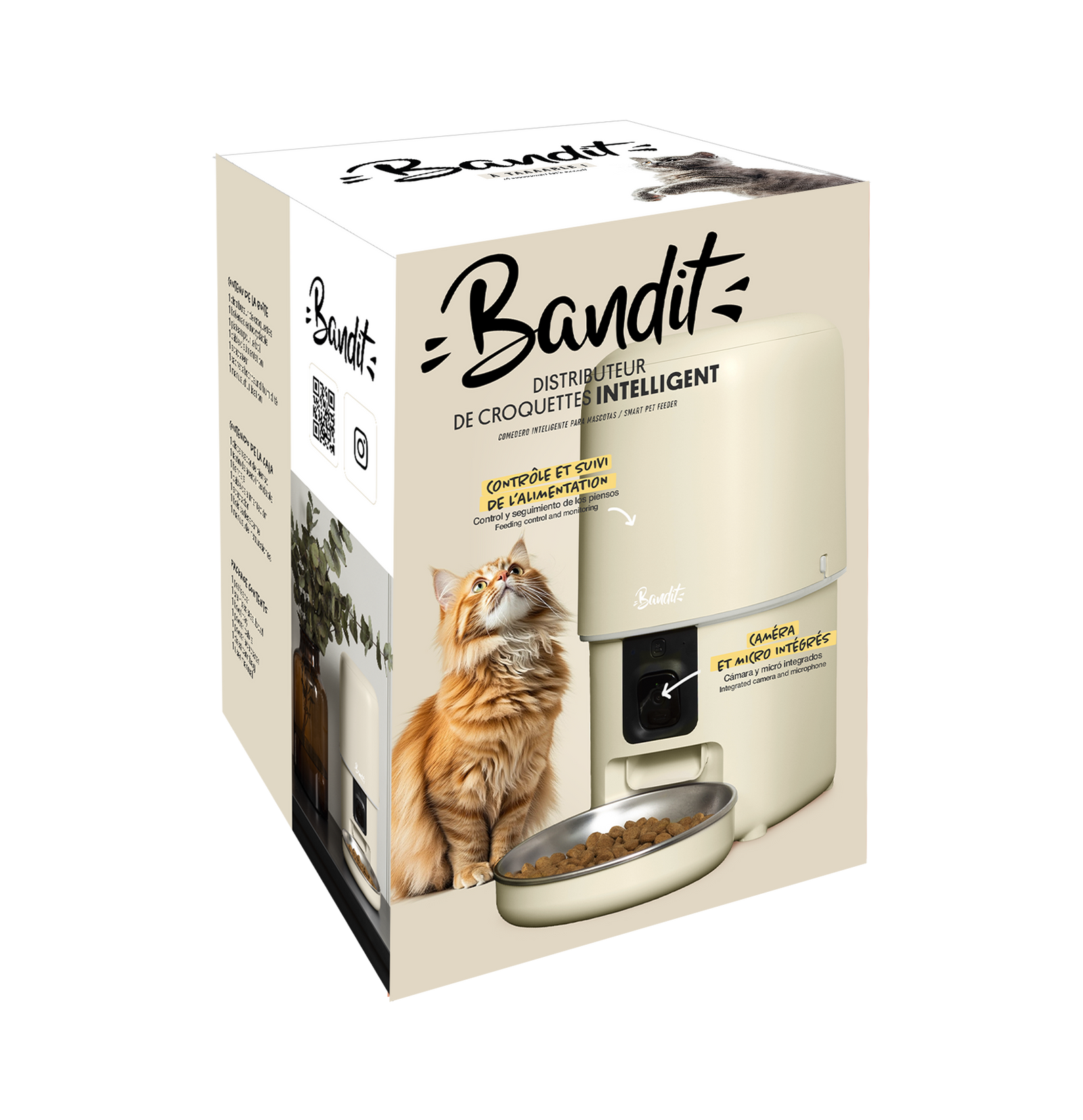 Distributeur de croquettes intelligent - French Bandit
